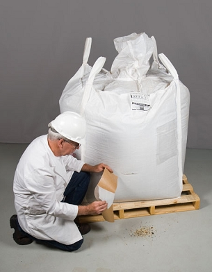 Bulk Bag Patch Tape - 6" Wide x 25 LY. Roll White - Bag Tape